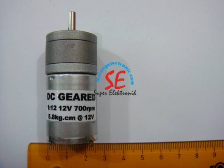 Motor dc Geared 700RPM Harga Murah ( Motor DC 12V) - Malang Electronic